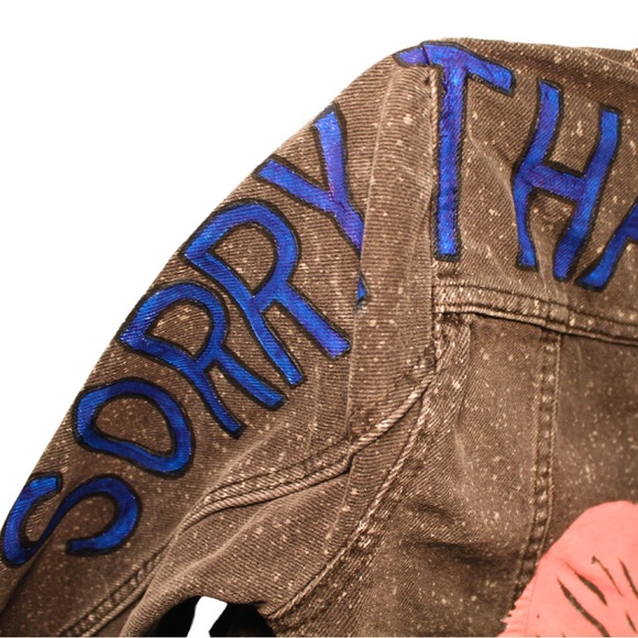 Levi's | Jackets & Coats | Tate Mcrae Hand Painted Levi Jacket | Poshmark